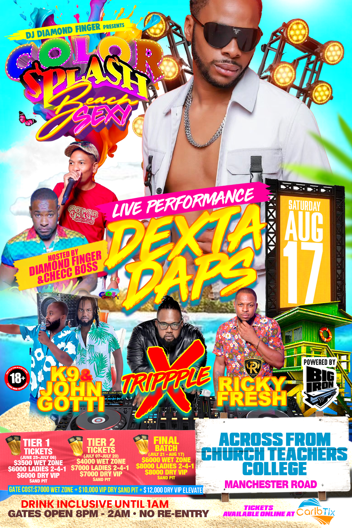 Color Splash: Beach Bash Extravaganza | Party Ace